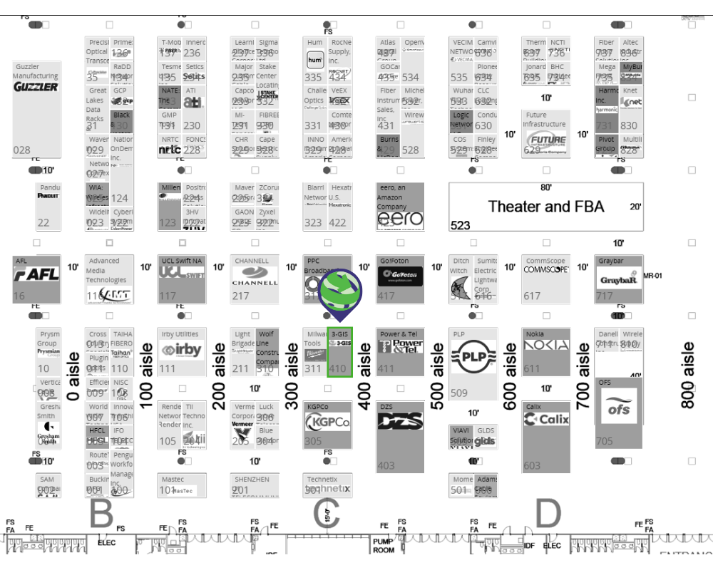 Event: 3-GIS at Fiber Connect 2023