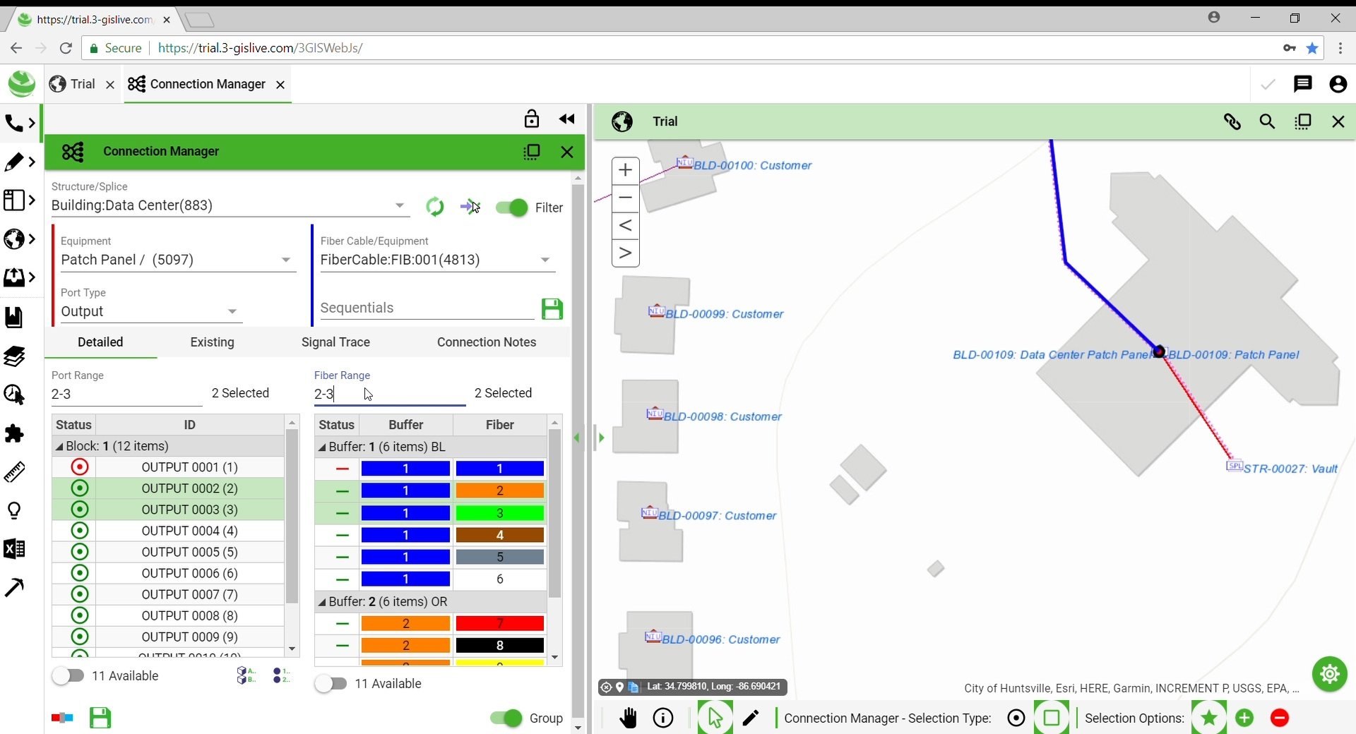 3-GIS | Connection manager